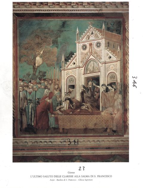 FONDAZIONE ZERI | CATALOGO : "Giotto", Pianto di santa Chiara e delle compagne