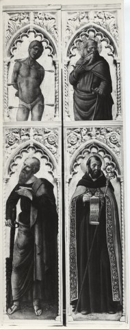 FONDAZIONE ZERI | CATALOGO : Niccolò di Liberatore, Madonna con Bambino in trono e angeli, San ...