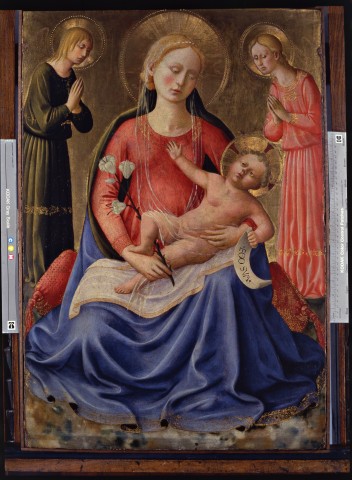 FONDAZIONE ZERI | CATALOGHI ONLINE : Strozzi Zanobi, Madonna con Bambino e angeli