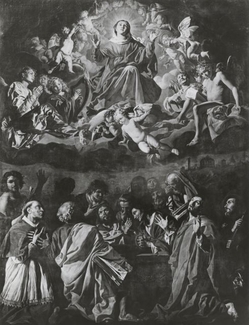 FONDAZIONE ZERI | CATALOGHI ONLINE : Stomer Matthias, Assunzione della Madonna con san ...