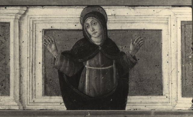 FONDAZIONE ZERI | CATALOGHI ONLINE : Cozzarelli Guidoccio, Cristo in pietà e angeli con simboli ...